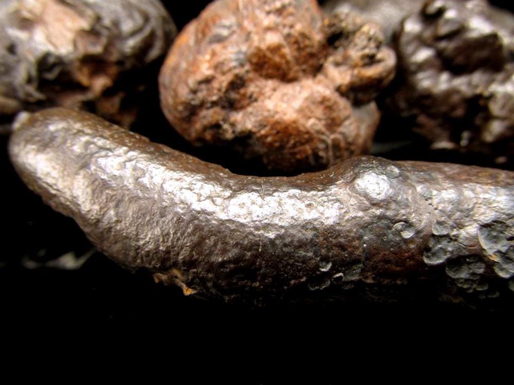 ★光沢輝く褐鉄鉱の塊★エジプトの星・予言石★常軌を逸した変化！★マーカサイトからゲーサイトに変化した仮晶★プロフェシーストーン【ゼットストーン ...