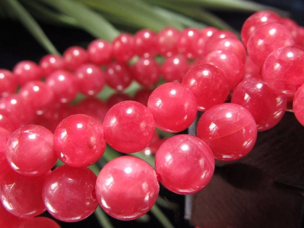 美結晶質＆濃色レッドピンク 薔薇のような上品さと華やかさ 友愛を象徴する石 グラム740円 AAAAA インペリアルロードナイト【薔薇輝石 ...